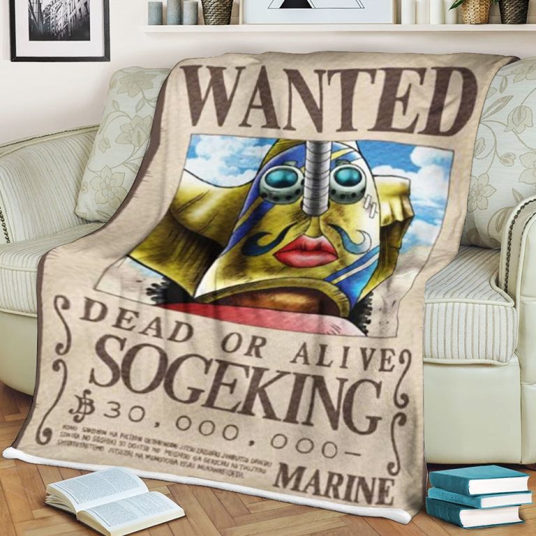 One Piece Wanted Dead Or Alive Sogeking Blanket - Hot Sale 2025