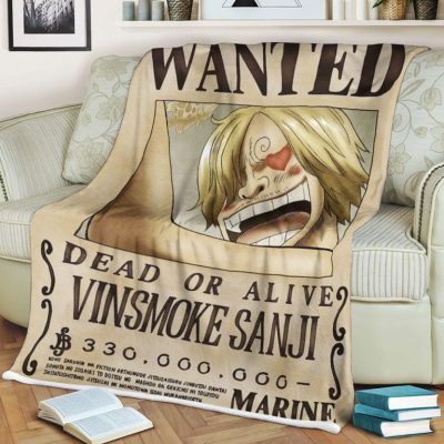 One Piece Wanted Dead Or Alive Vinsmoke Sanji Blanket - Hot Sale 2024