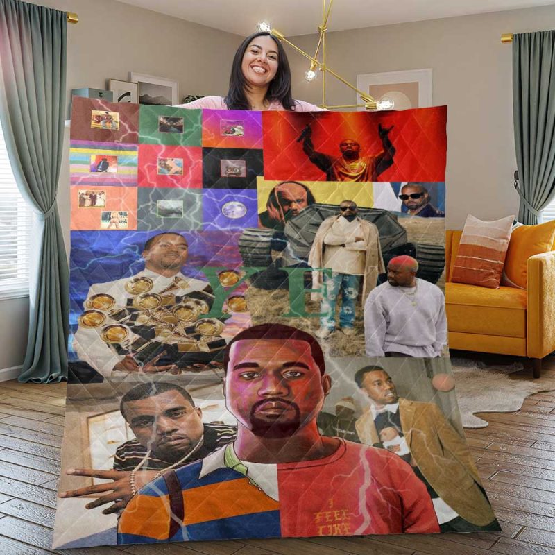 Kanye West Blanket, Kanye West Gift For Fan, Kanye Album Cover ...