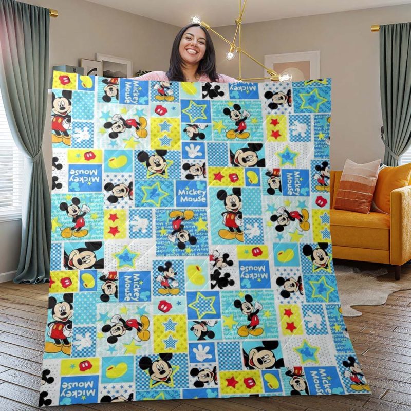 Mickey Mouse Disney Fan Gift, Mickey Mouse Collection Blanket - Hot ...