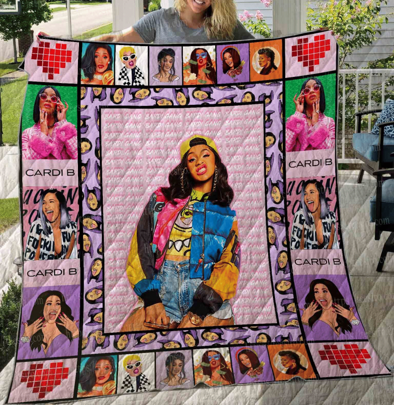 Cardi B Rapper 2 Blanket, Cardi B Rapper Gift Fan Blanket - Hot Sale 2025