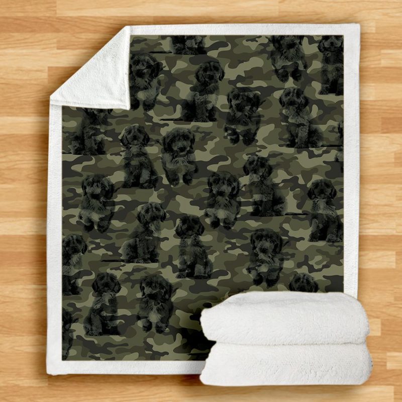 Cockapoo Camo Blanket - Hot Sale 2024