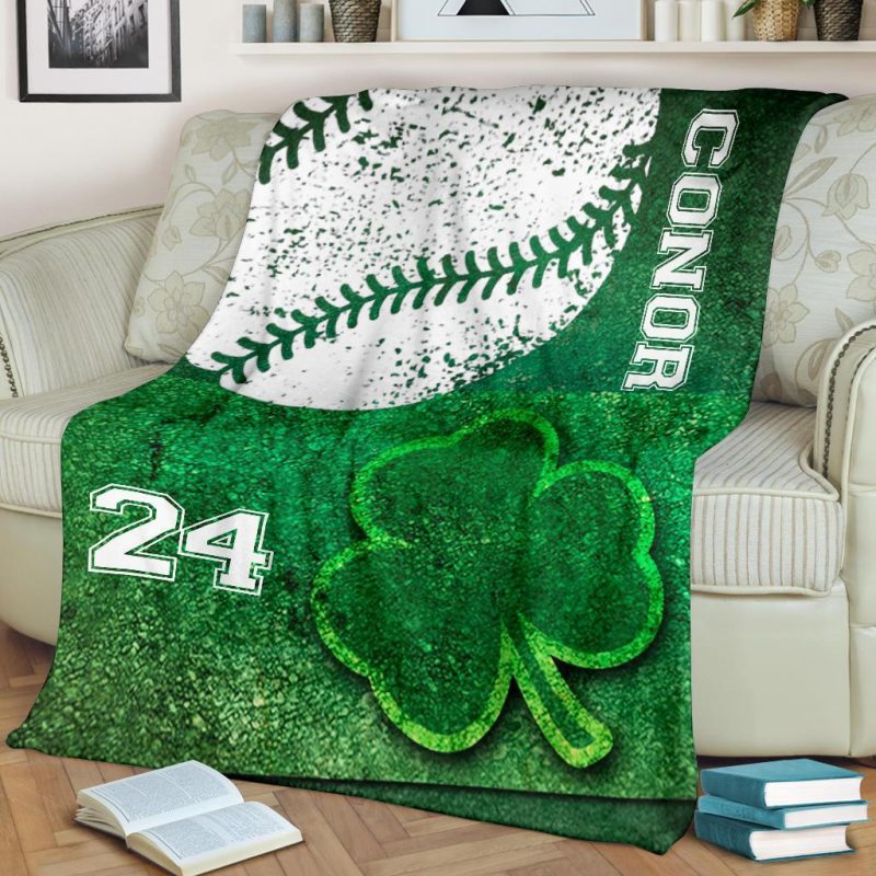 Baseball Shamrock Blanket - Hot Sale 2026